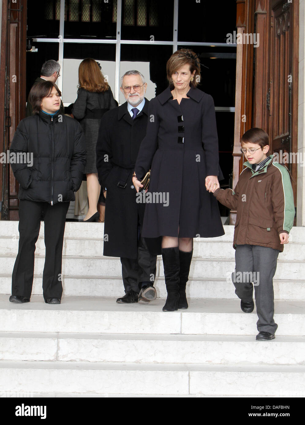 Princess Marie-Esmeralda with her husband Salvador Moncada and children ...