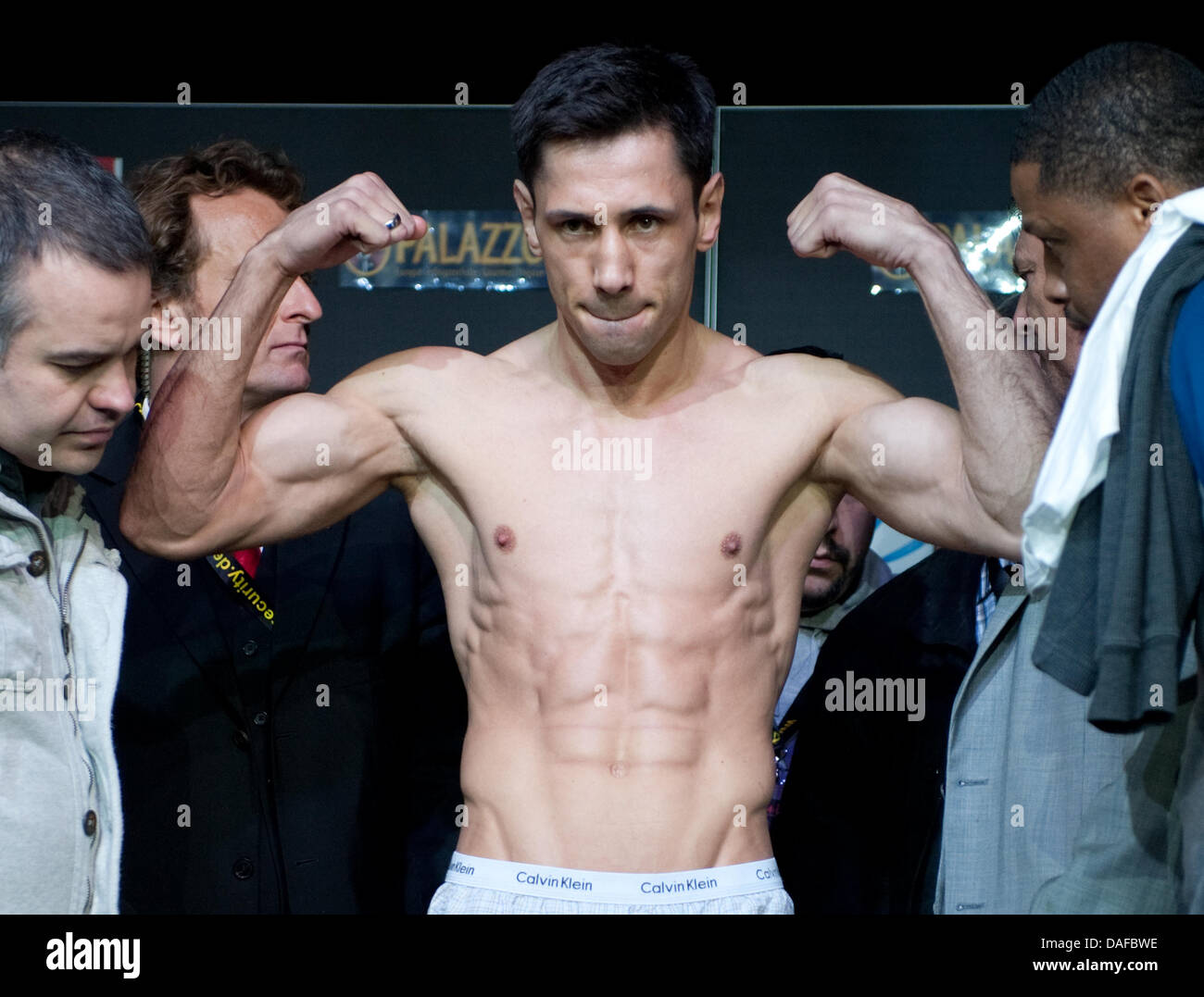 German WBA middleweight champion Felix Sturm poses during the official ...