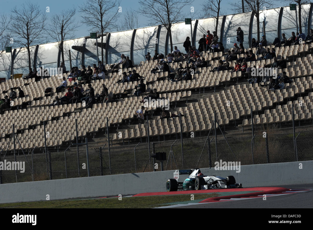 German Formula One race driver Michael Schumacher from Mercedes Grand ...