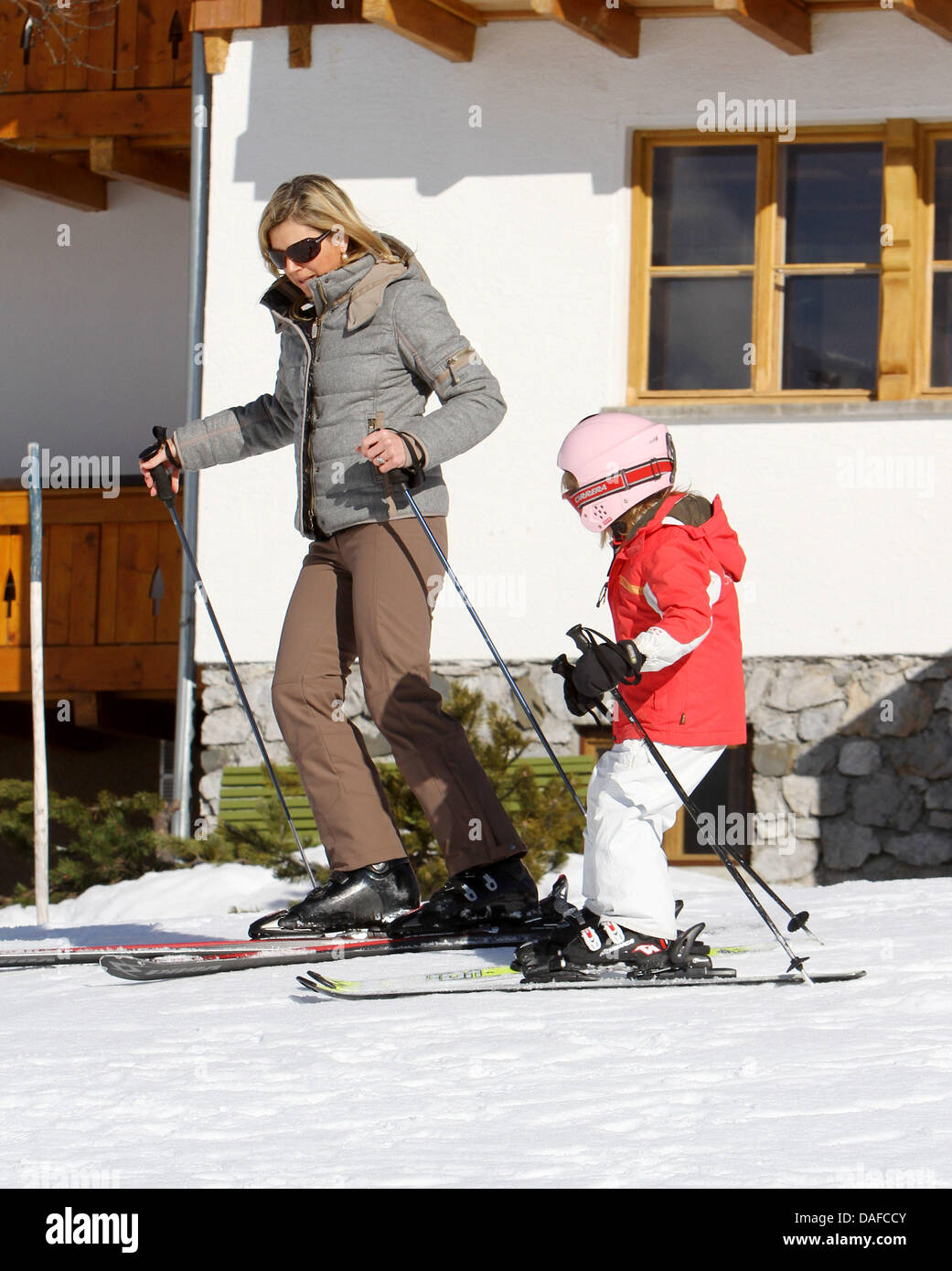 Crown Princess Maxima with her daughter Princess Alexia of The ...