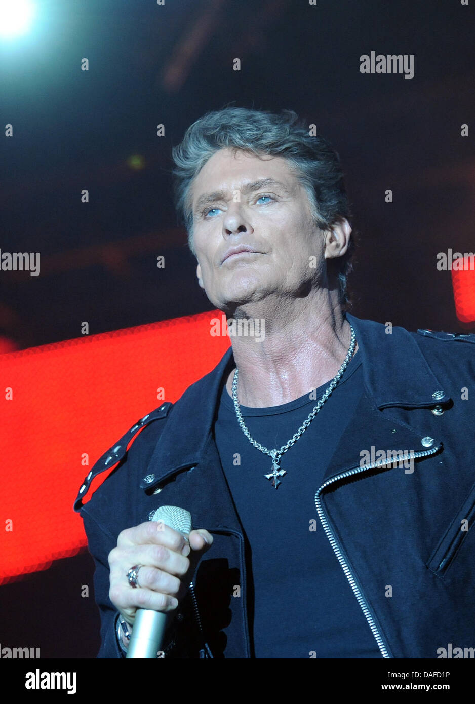 US singer and actor David Hasselhoff performs a during 'The Hoff is ...