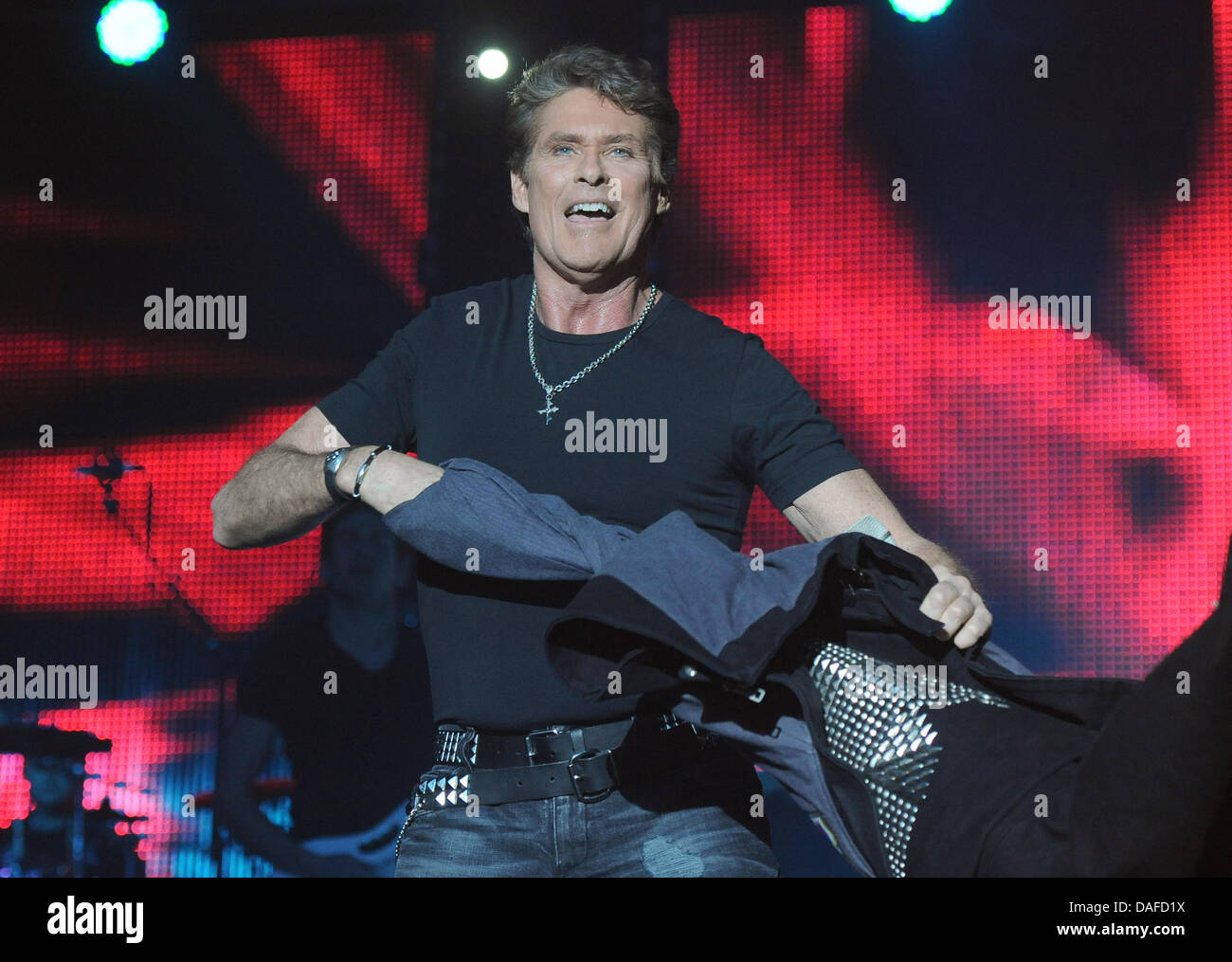 US singer and actor David Hasselhoff performs a during 'The Hoff is ...