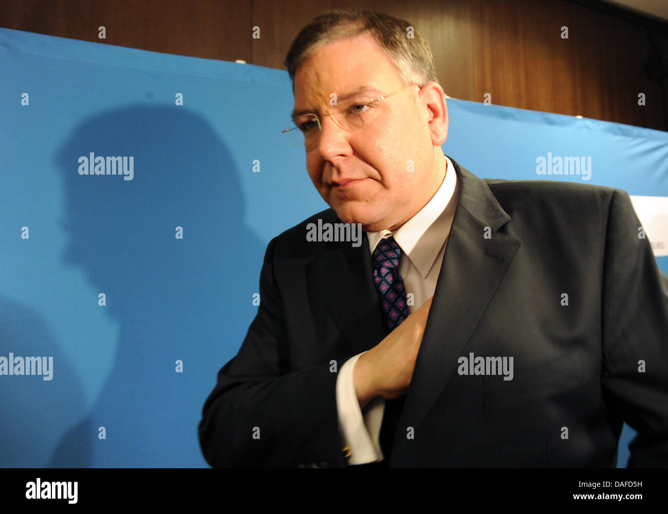 Christian Democrats top-candidate Christoph Ahlhaus reacts after the ...