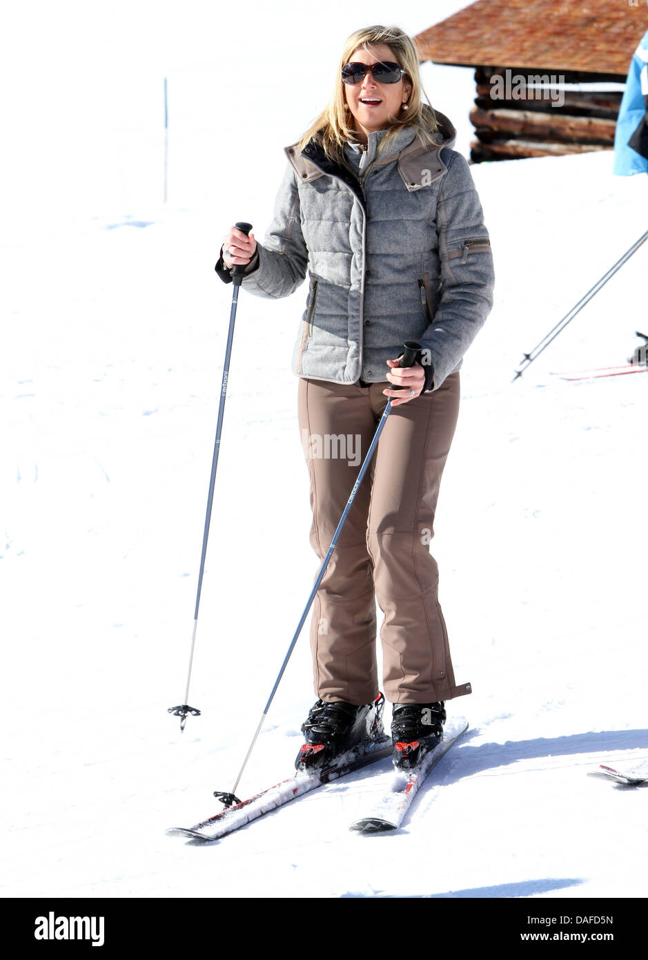 Princess Maxima of the Netherlands poses for photographers during a ...
