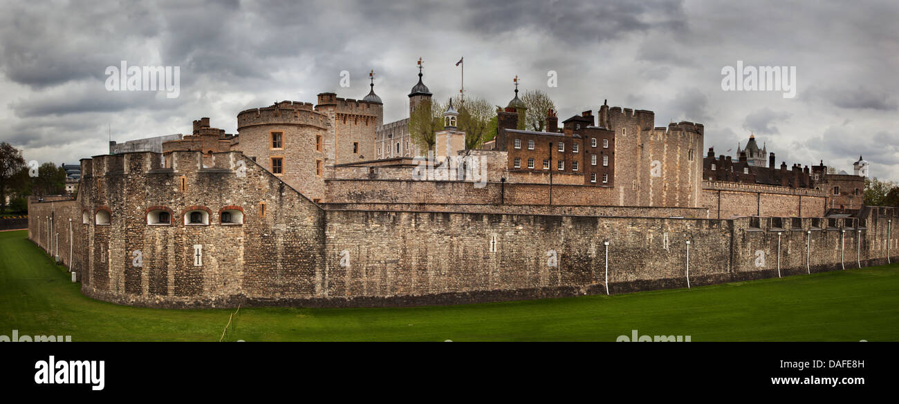 The Tower of London, England, the UK. The historic Royal Palace and ...