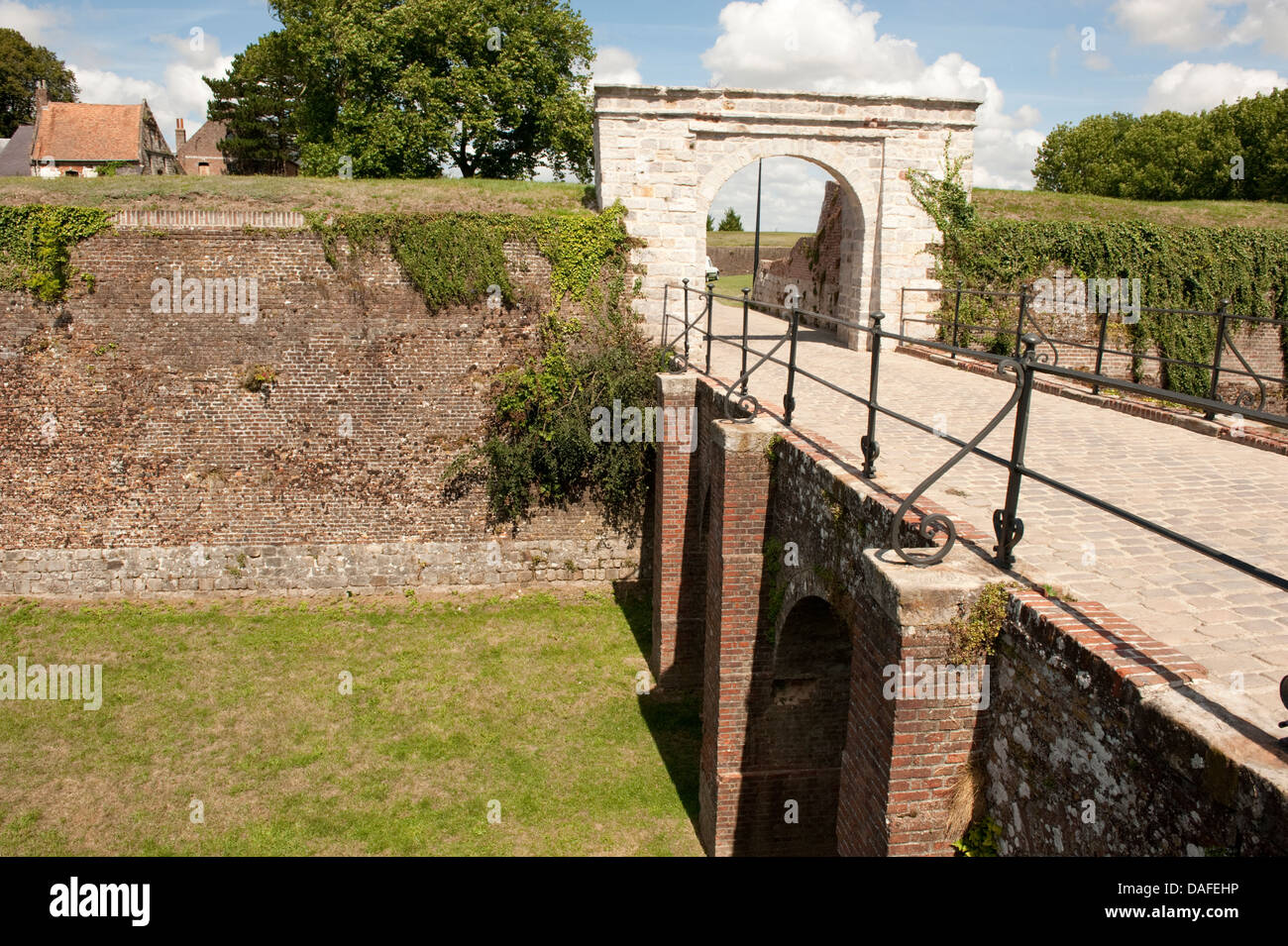 Old Fort Walls Montreuil France Stock Photo - Alamy