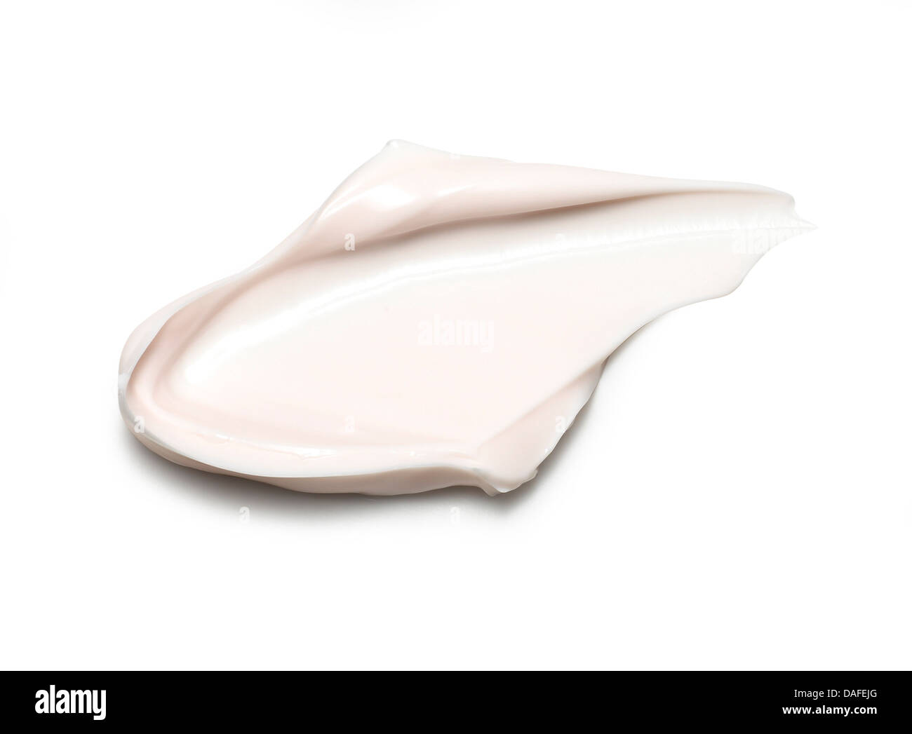 pink beige body cream gel cut out onto a white background Stock Photo ...