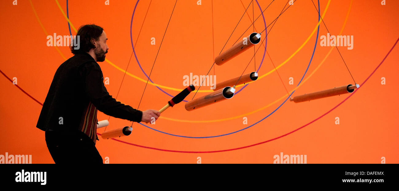 Music theorist and mathematician Thomas Noll creates music with a sound ...