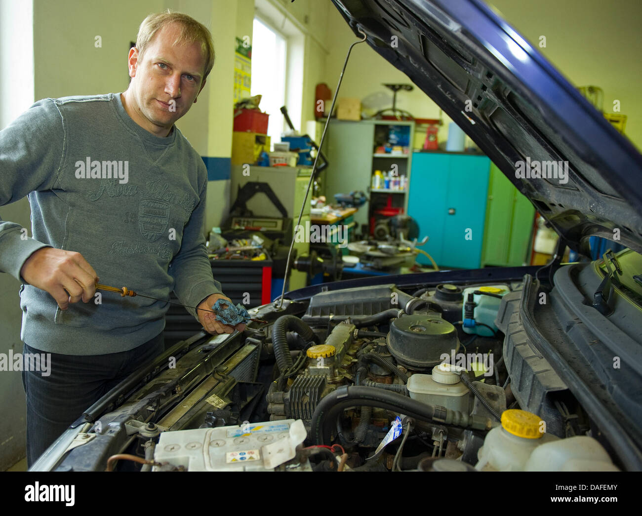 Rally driver and automobile engineer Timo Gottschalk is pictured at the ...