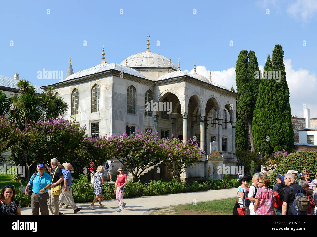 Turkey, Istanbul, View of Library of Sultan Ahmed III at Topkapi palace ...