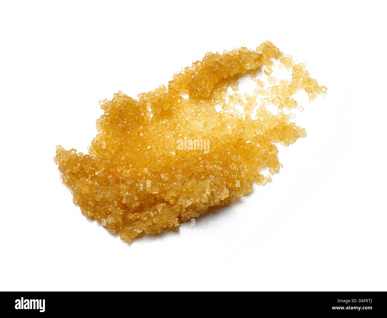beige yellow body scrub paste cut out onto a white background Stock ...
