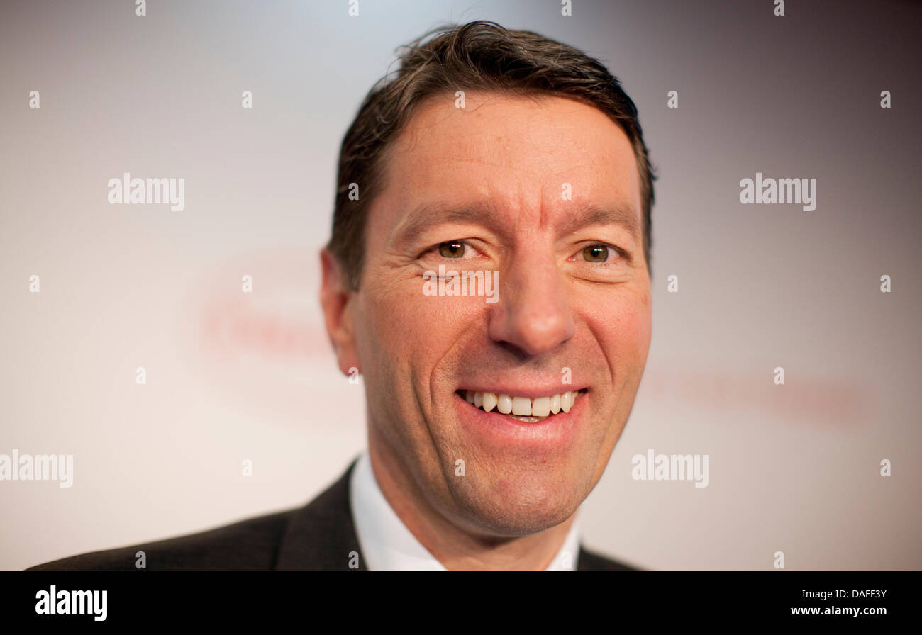 Chairman of the international company Henkel, Kasper Rorsted, speaks at ...