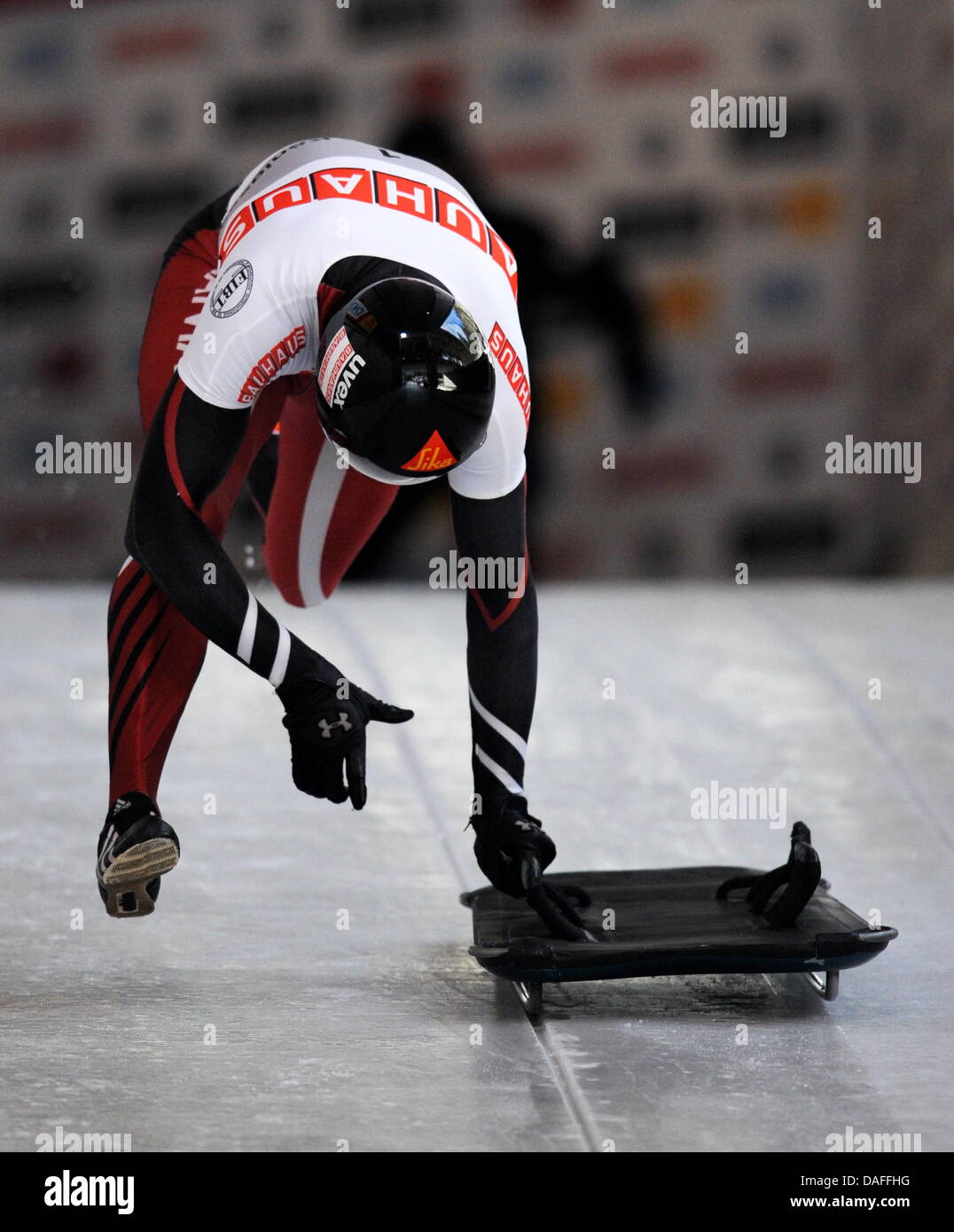 Der lettische Skeletoni, Martins Dukurs, startet am Freitag (25.02.2011 ...