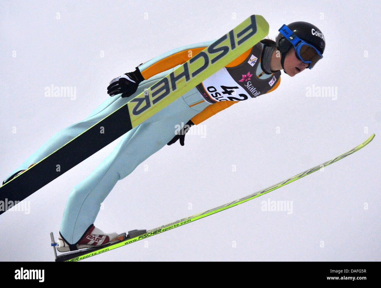Third-place-winner Coline Mattel of France in action during the Women's ...