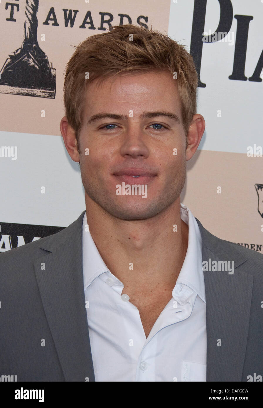 Actor Trevor Donovan arrives at the 26th Annual Spirit Awards in a tent ...