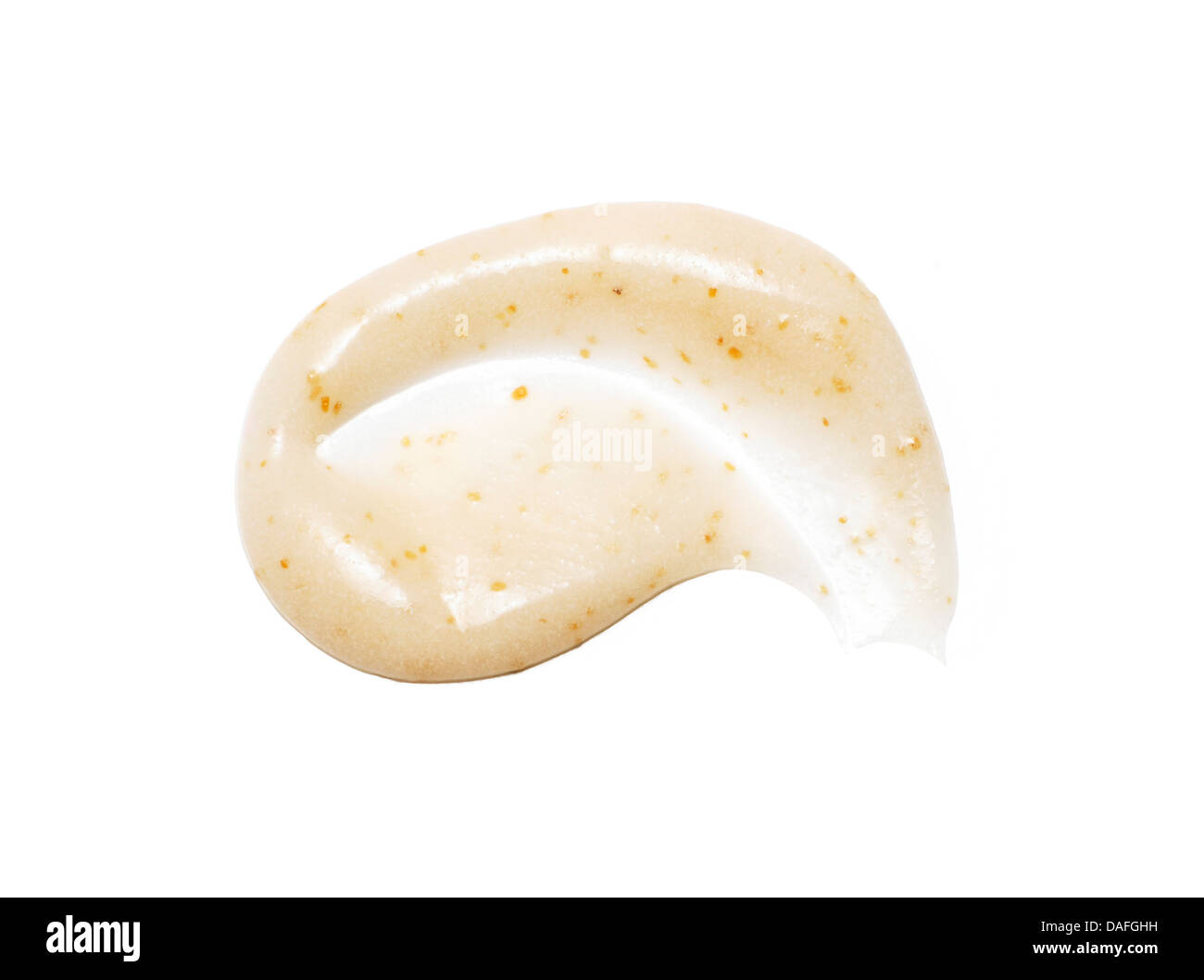 pink beige body cream gel cut out onto a white background Stock Photo ...