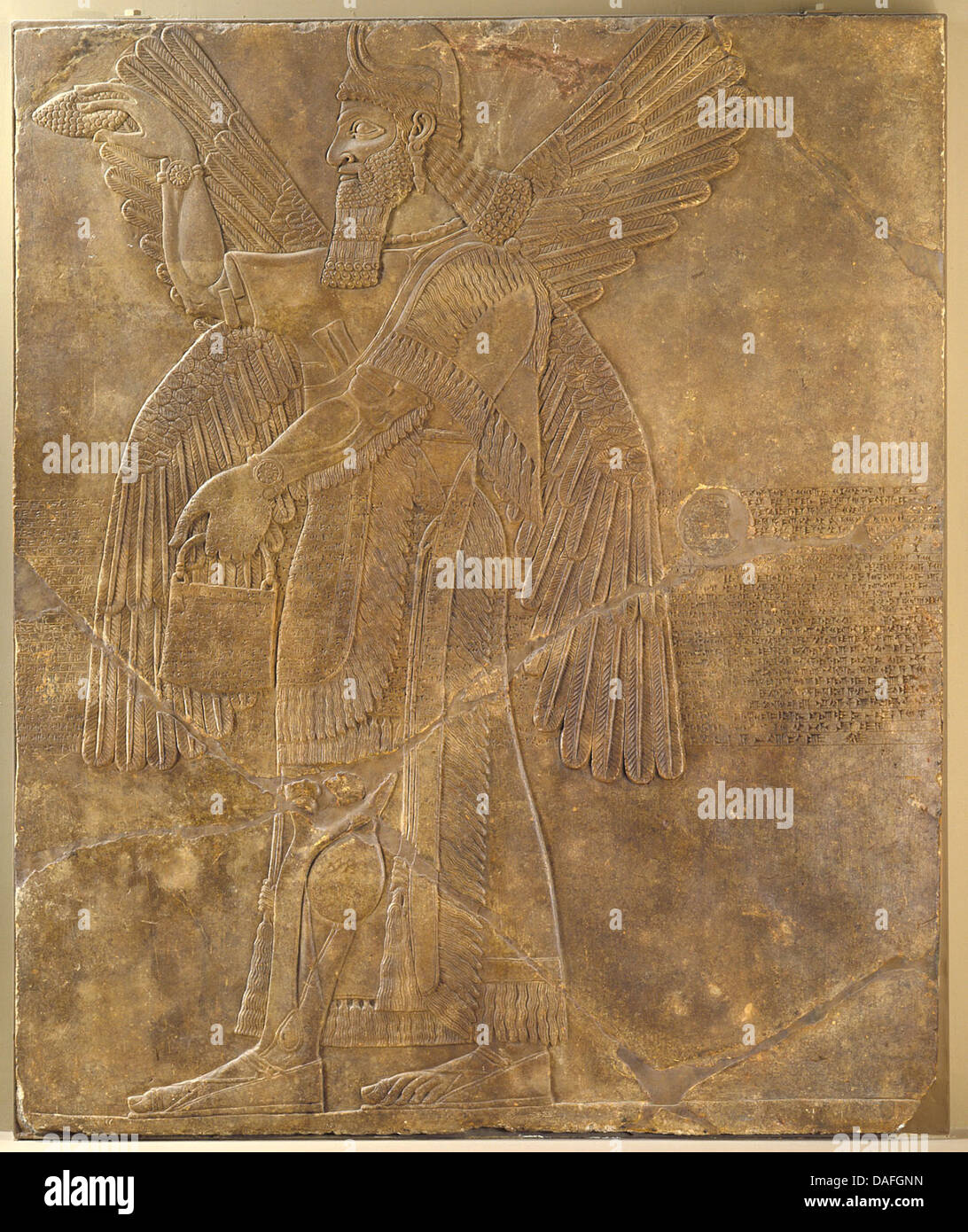 This artwork portrays a deity performing a ritual purification ...