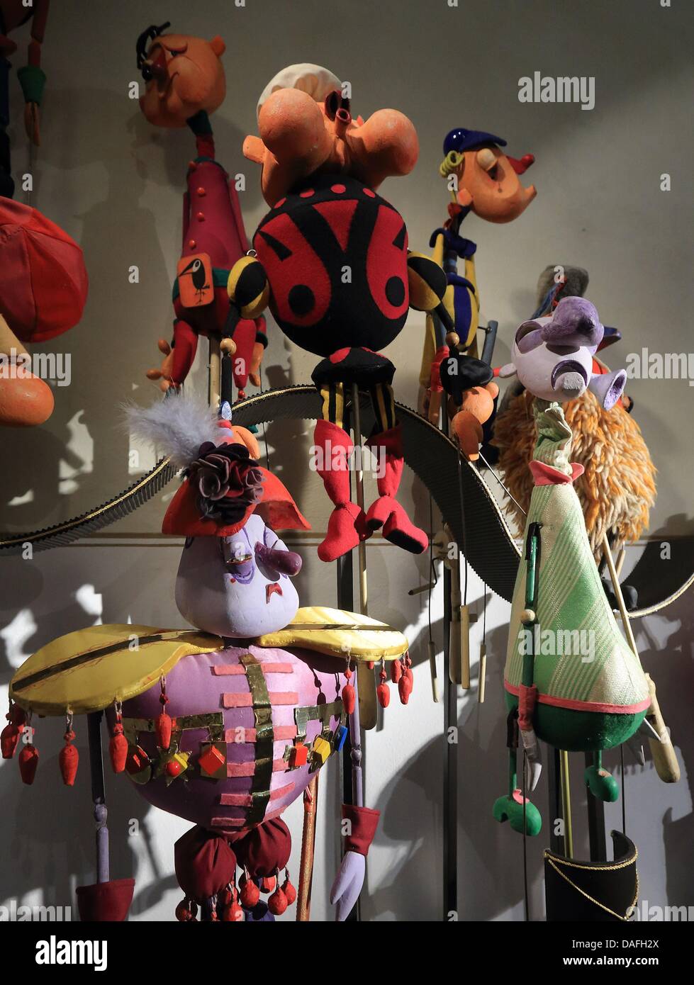 Puppets are exhibited in puppetry collection Mitteldeutschland (middle ...