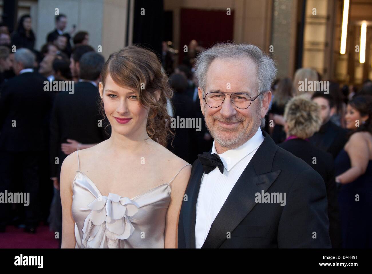 US director Steven Spielberg and his daughter Destry Allyn arrive for ...