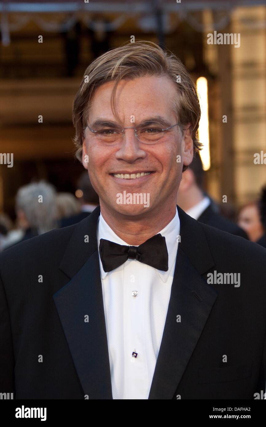 US screenwriter Aaron Sorkin arrives for the 83rd Academy Awards, the ...