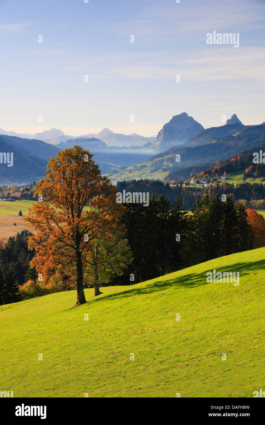Alps of central switzerland with mythen hi-res stock photography and ...