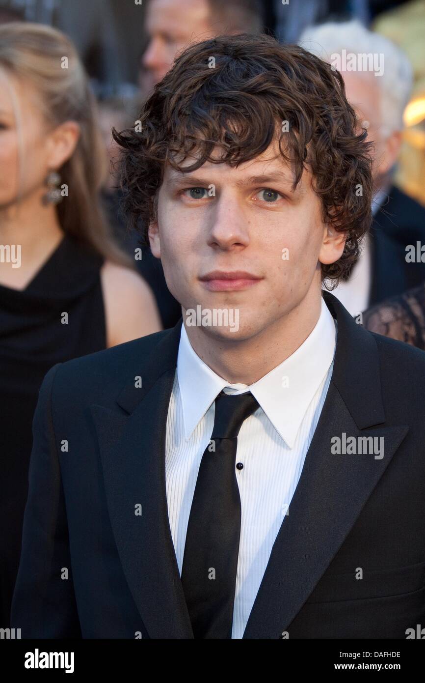 US actor Jesse Eisenberg arrives for the 83rd Academy Awards, the ...