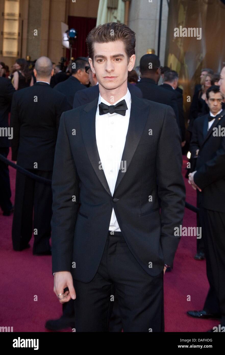 US-British actor Andrew Garfield arrives for the 83rd Academy Awards ...