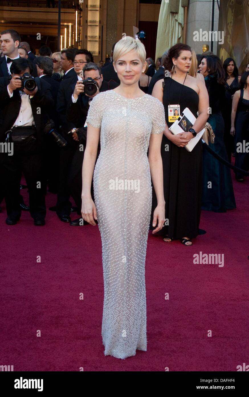 Us Actress Michelle Williams Arrives For The 83rd Academy Awards The
