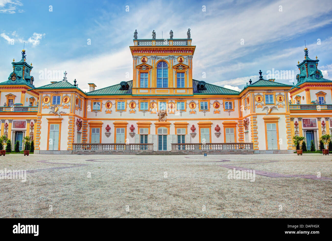 Wilanów palace museum and park hi-res stock photography and images - Alamy