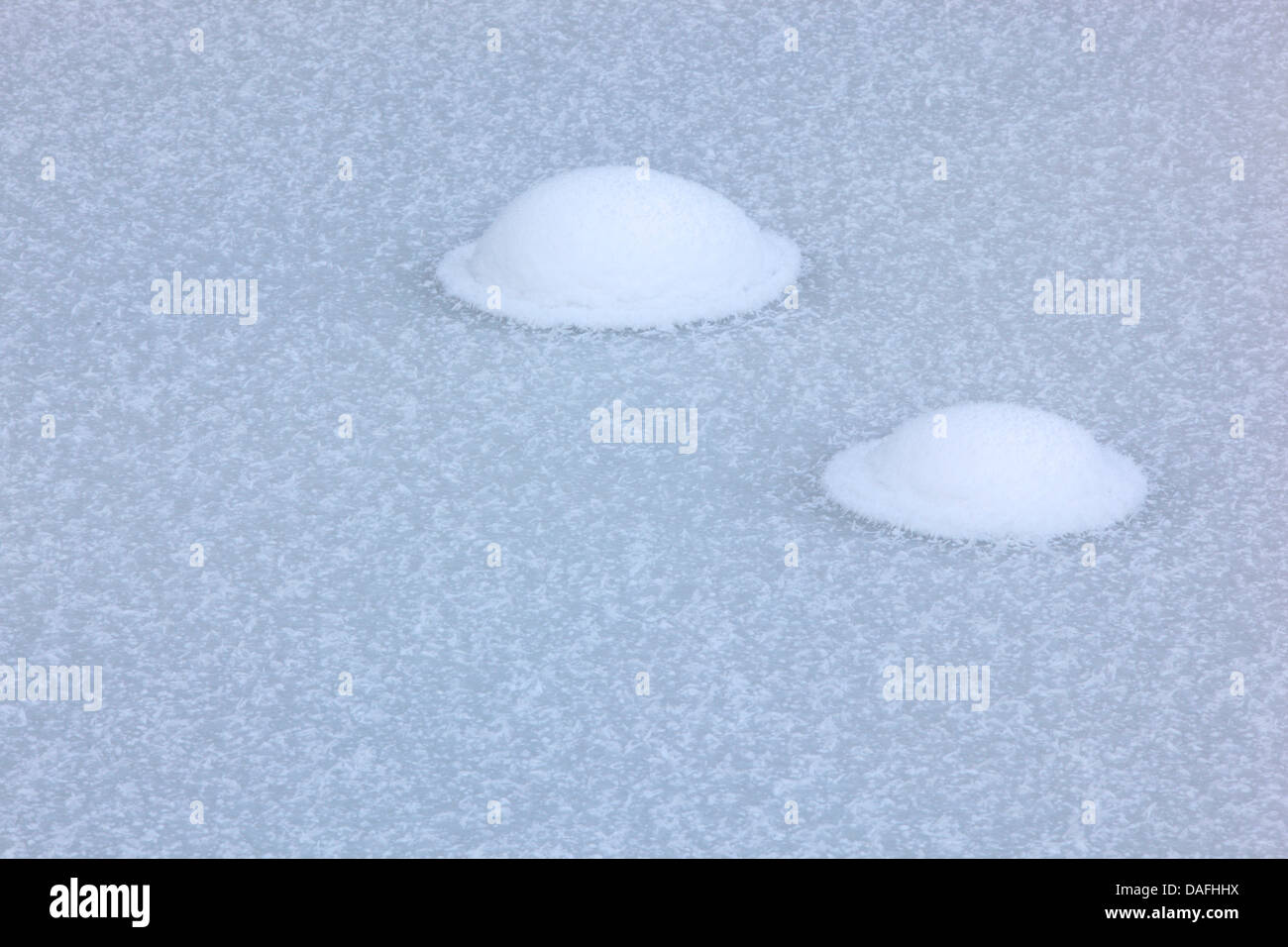 frozen air bubbles on ice sheet, Switzerland Stock Photo - Alamy