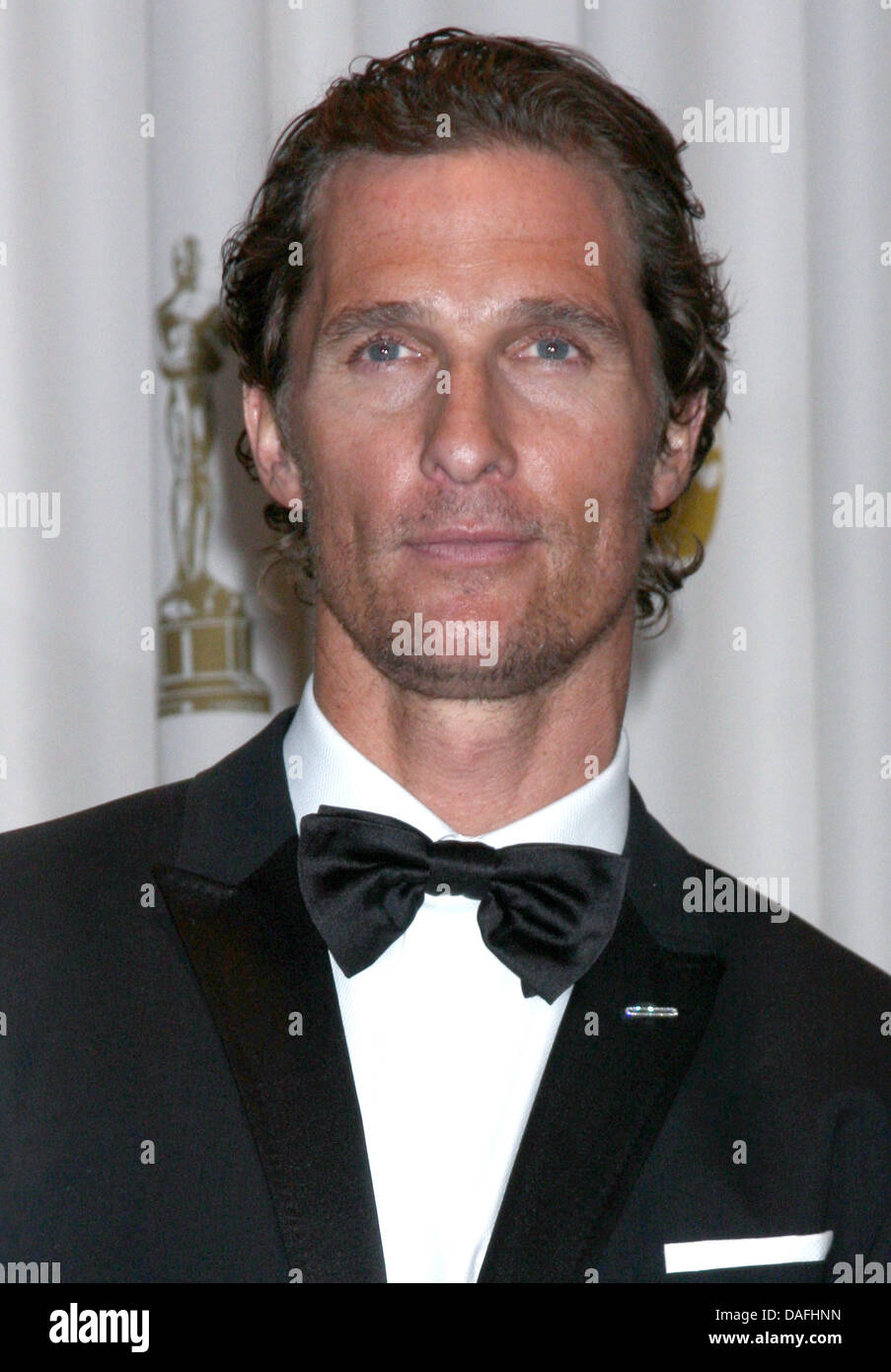 US actor Matthew McConaughey poses in the photo pressroom of the 83rd ...