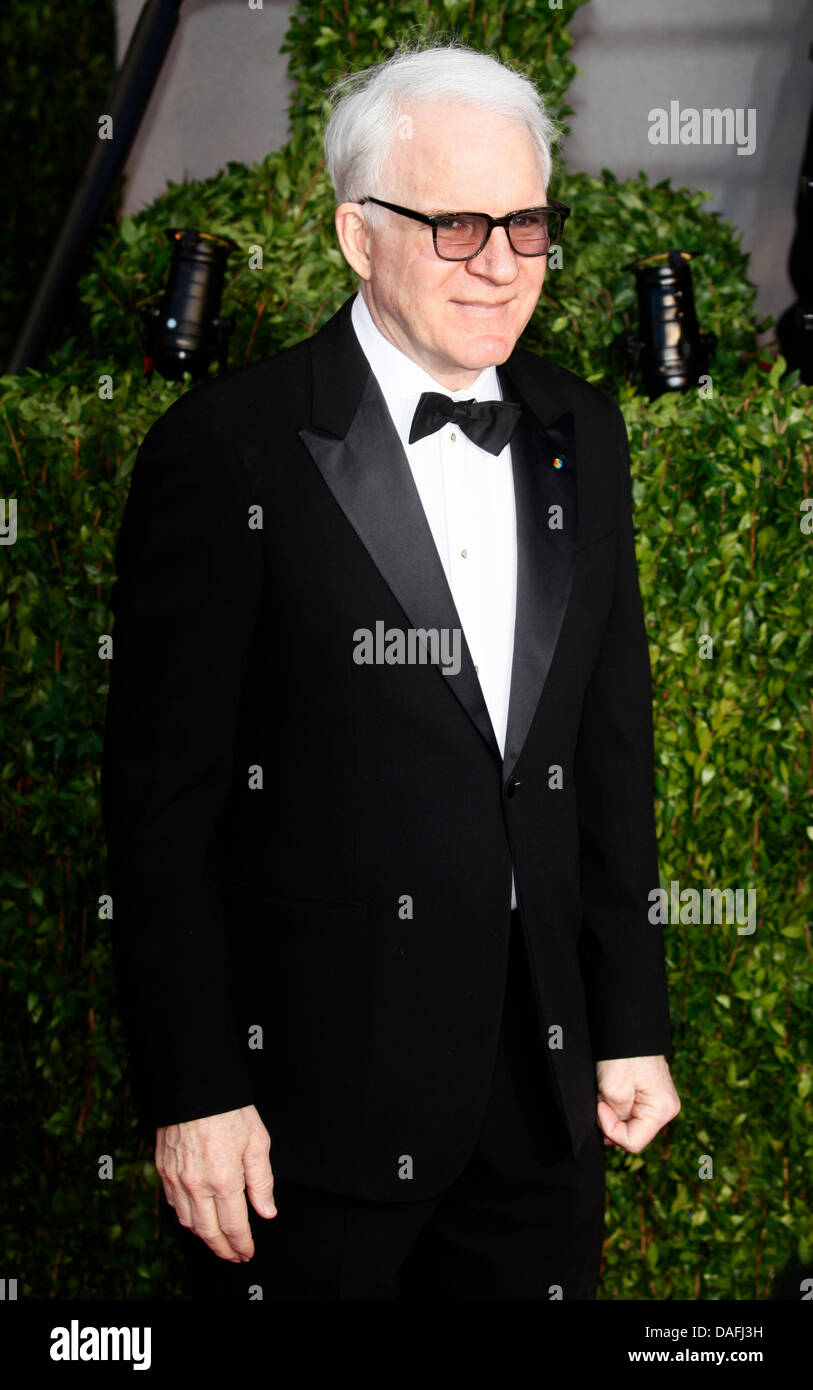 US actor Steve Martin arrives for the Vanity Fair Academy Awards Party ...