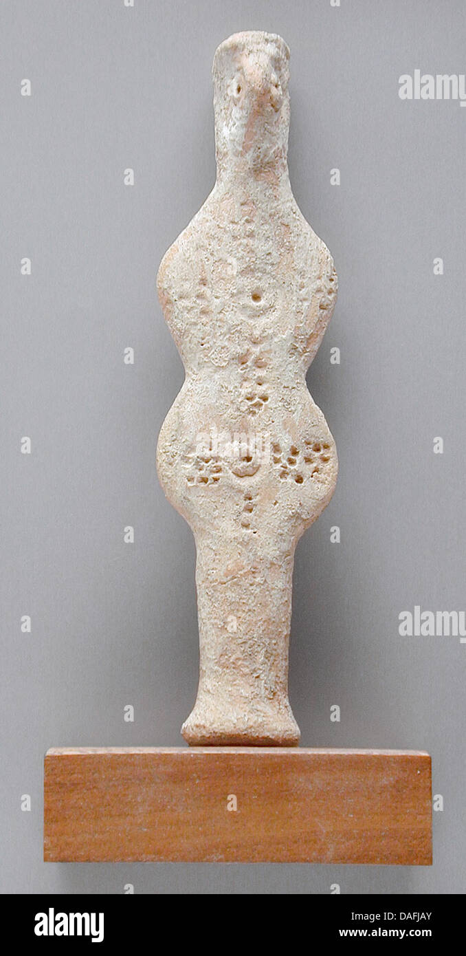 This female figurine is an ancient sculpture, reflecting the artistic ...
