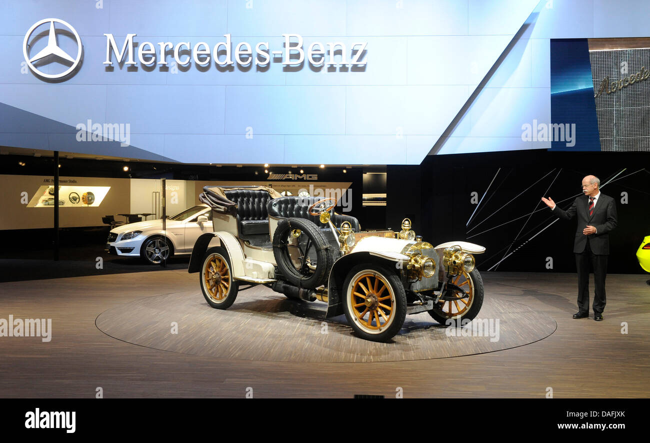 The Mercedes 1904 Mercedes Simplex classic car is presented by the ...