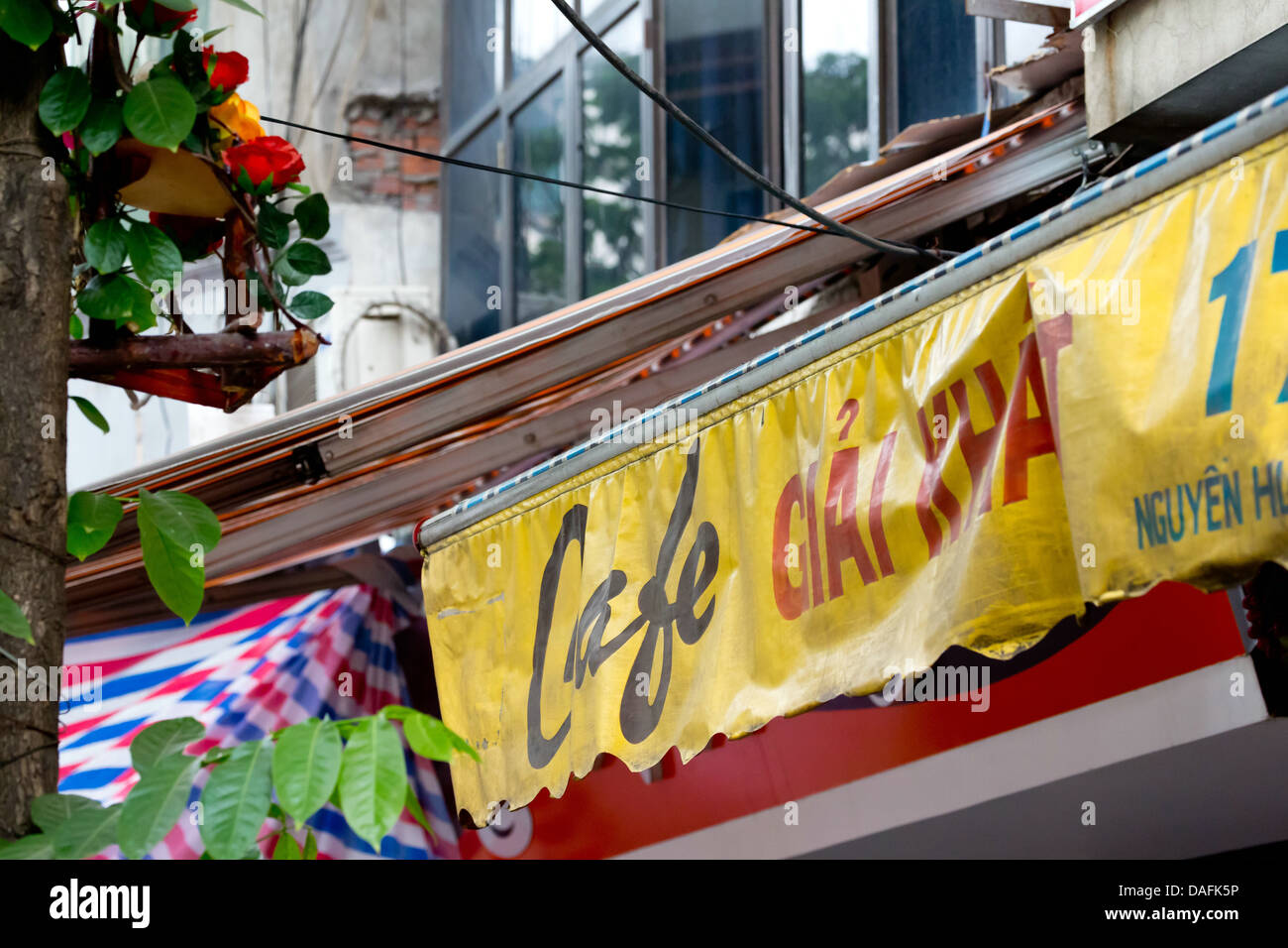 Advertising Signs in Hanoi, Vietnam Stock Photo - Alamy