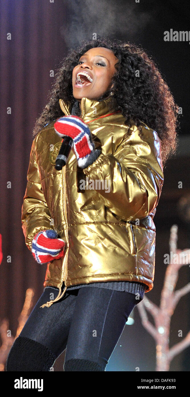 Stella Mwangi representing Norway sings her song for the Eurovision ...