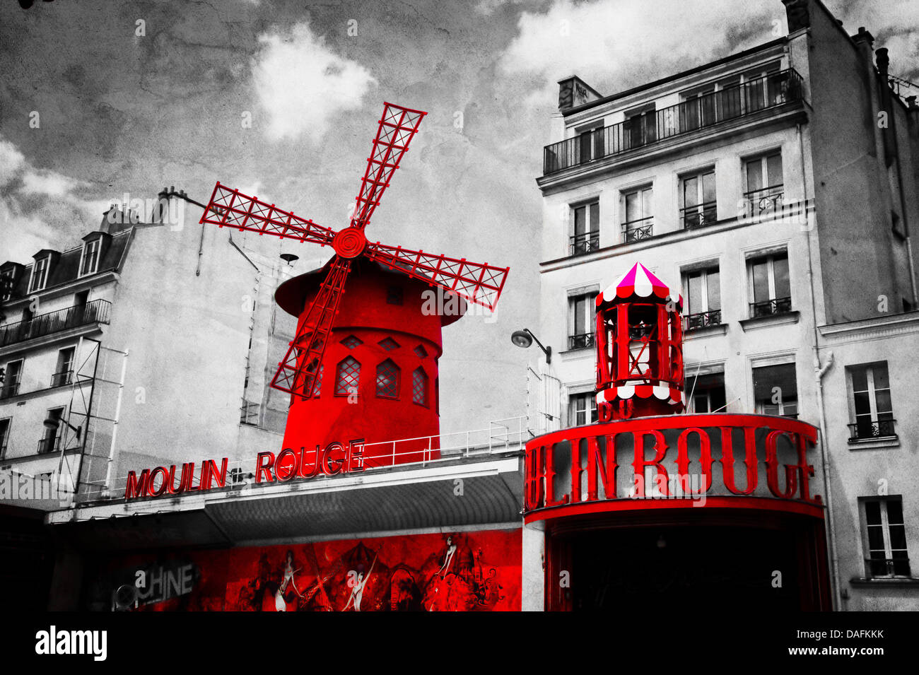 Moulin Rogue in Paris, France Stock Photo - Alamy