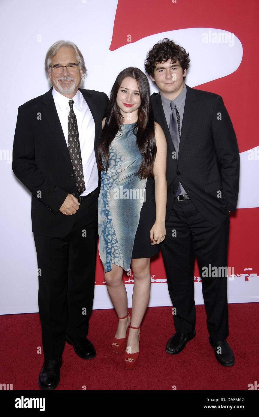 Los Angeles, CA. 11th July, 2013. Dean Parisot, Isabella Parisot, Lucas ...