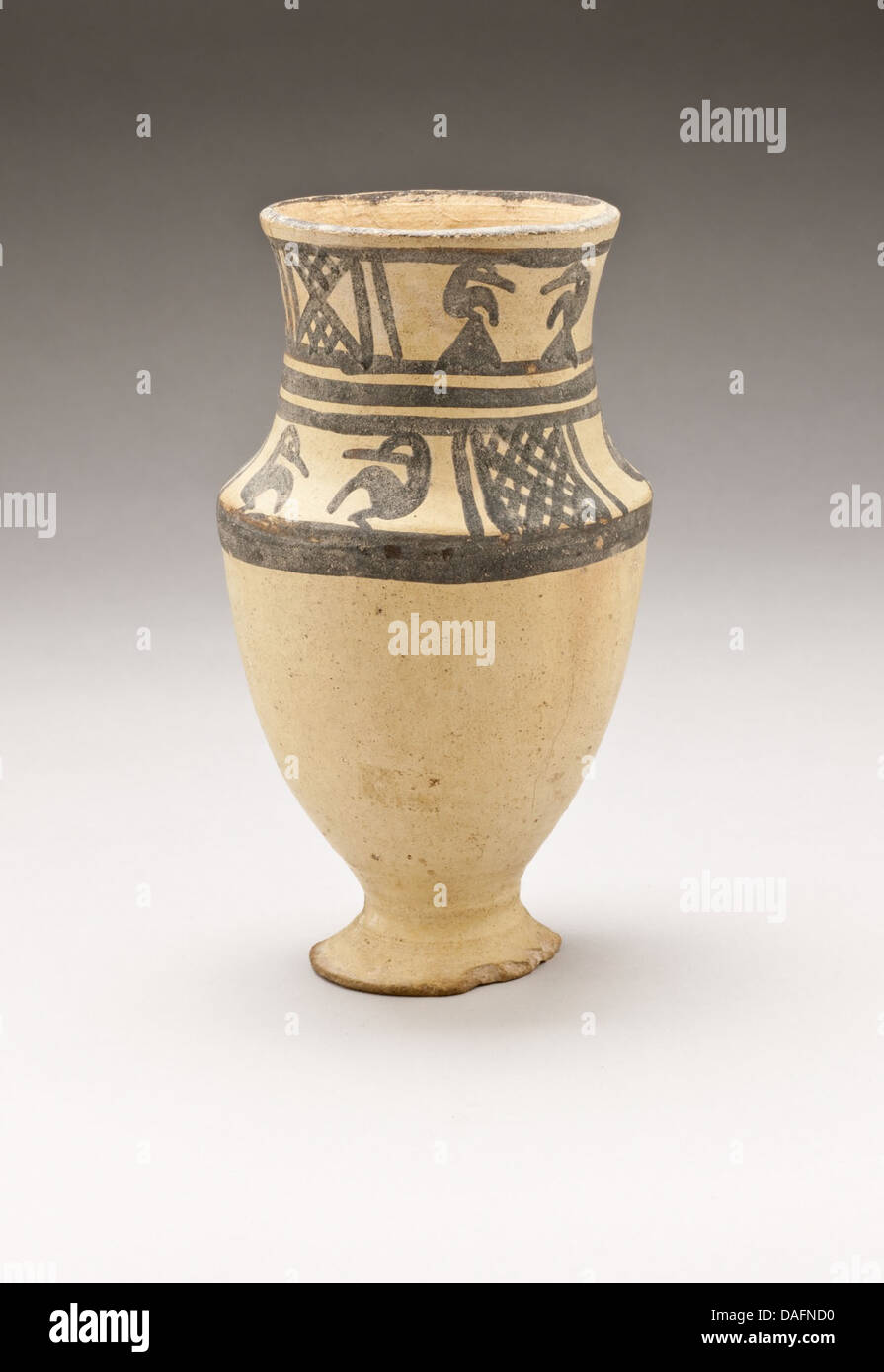 A footed goblet from the Los Angeles County Museum of Art ...