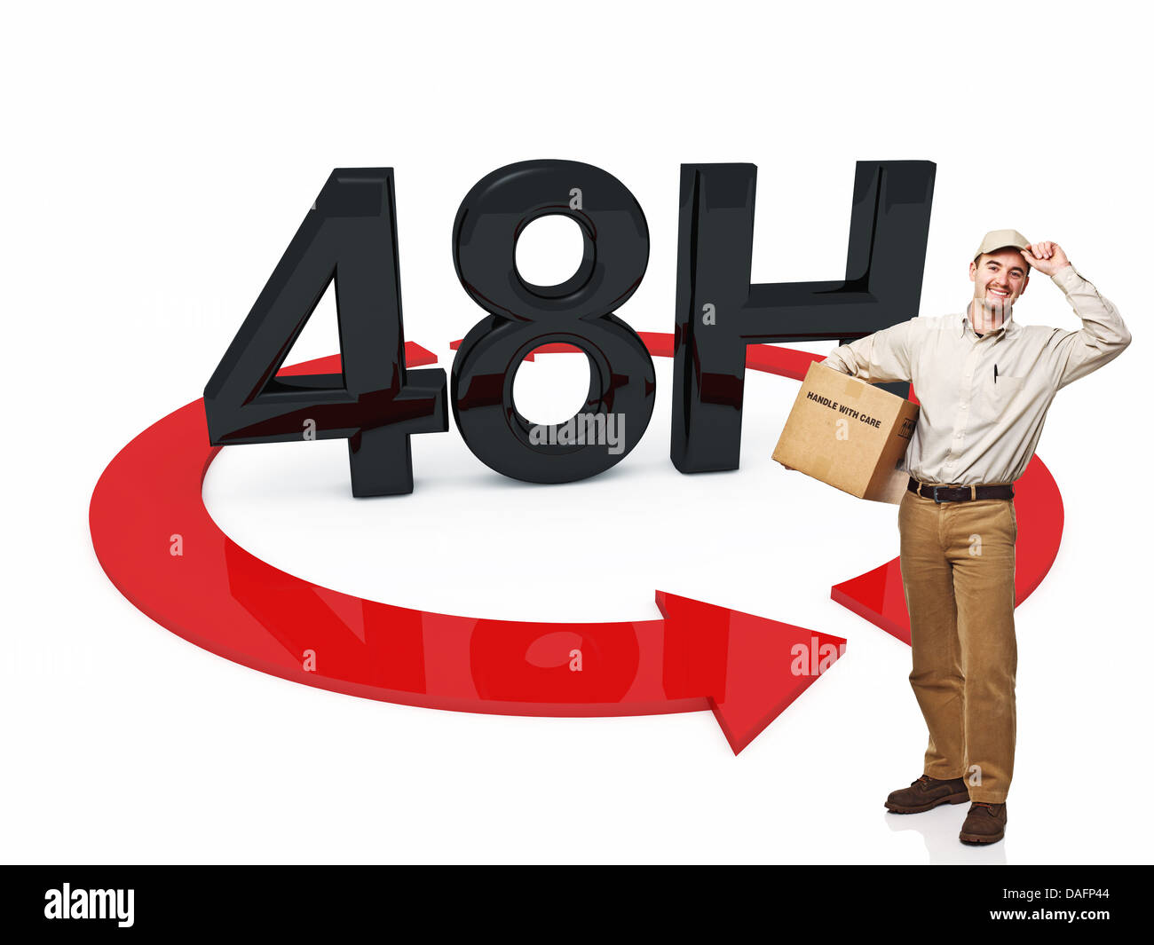 48 hours delivery Cut Out Stock Images & Pictures - Alamy