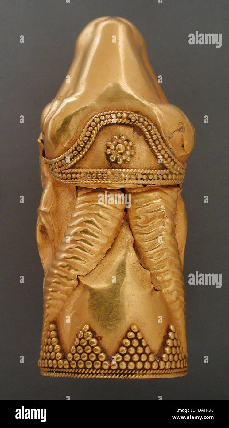 This depiction of an ibex, a mountain-dwelling goat, showcases ancient ...