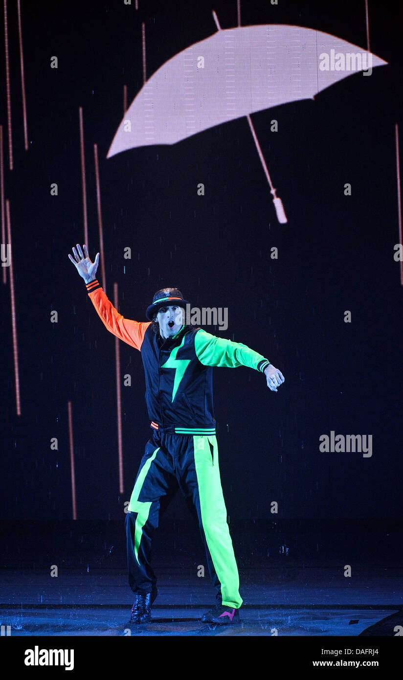The dancer Miroslav Zilka performs on stage during the second semifinal ...