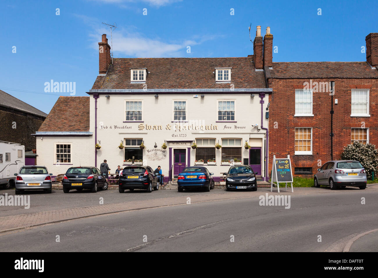 The Swan and Harlequin pub, Faversham, Kent, UK Stock Photo - Alamy