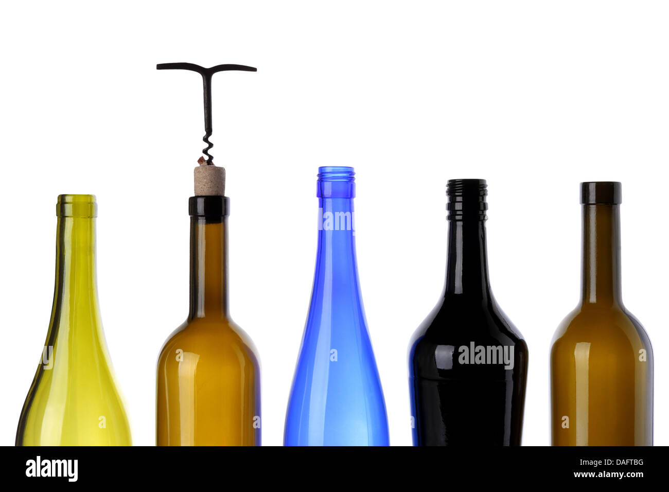 White wine glass bottle hi-res stock photography and images - Alamy