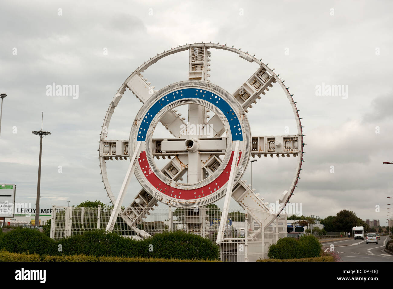 Channel Tunnel Boring Machine Coquelles Calais France Stock Photo - Alamy