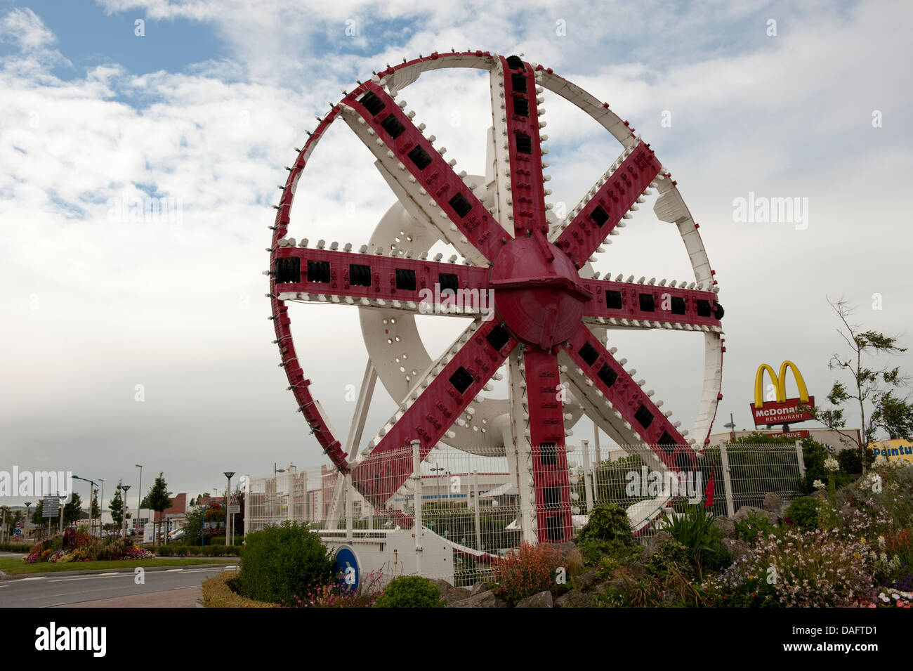 Channel Tunnel Boring Machine Coquelles Calais France Stock Photo - Alamy