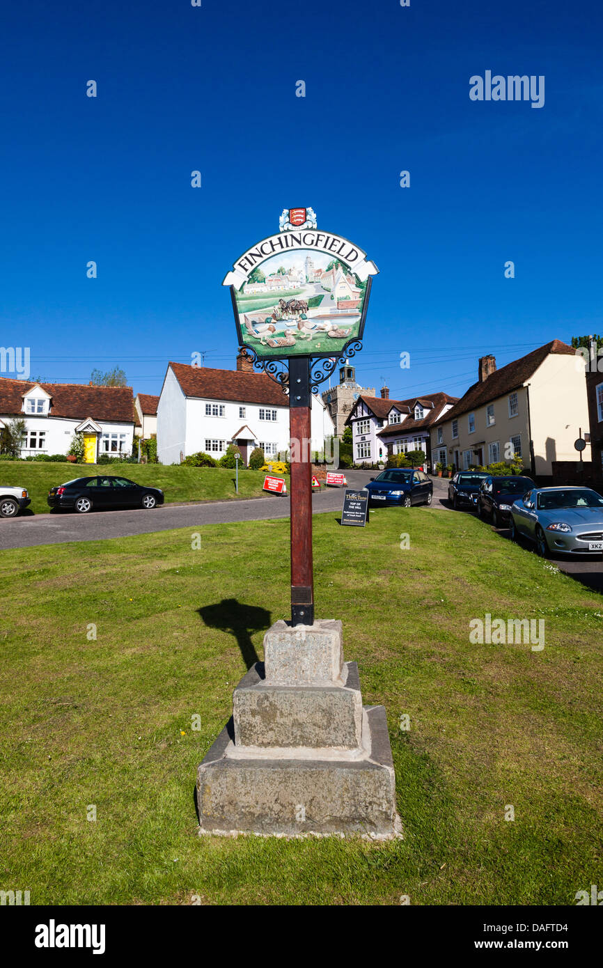 Finchingfield essex sign hi-res stock photography and images - Alamy