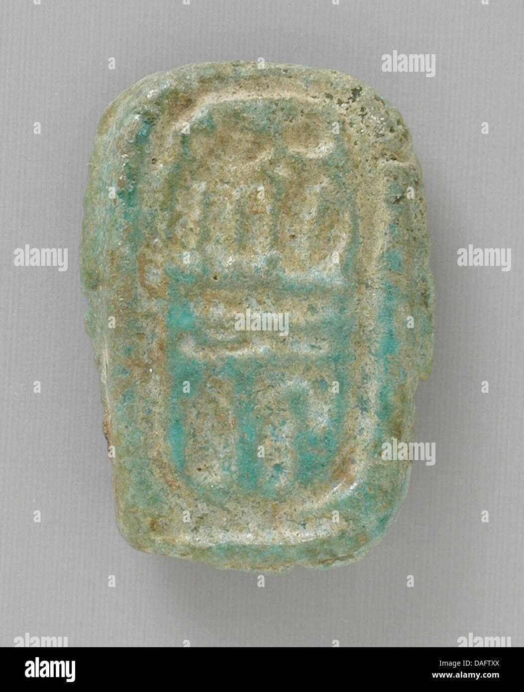 This faience plaque features the birth name of Ramses III, an Egyptian ...