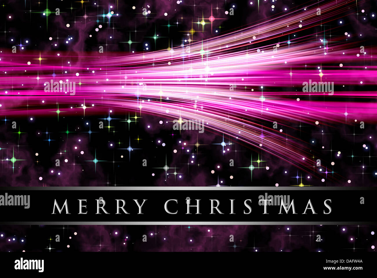 Fantastic Christmas wave design with snowflakes and glowing stars Stock ...