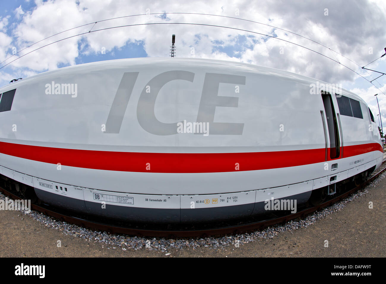 The next to last modernized ICE-2 train owned by German Railways (DB ...